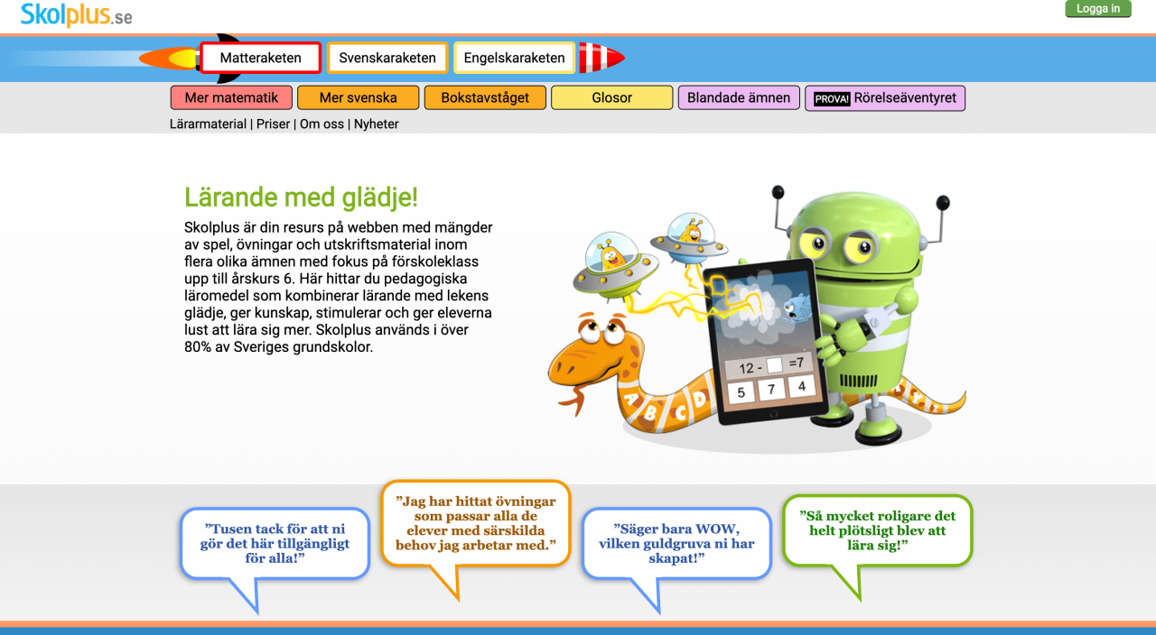 Skolplus - lärande med glädje! | GSERP
